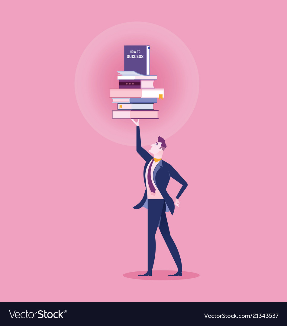 Knowledge concept business Royalty Free Vector Image