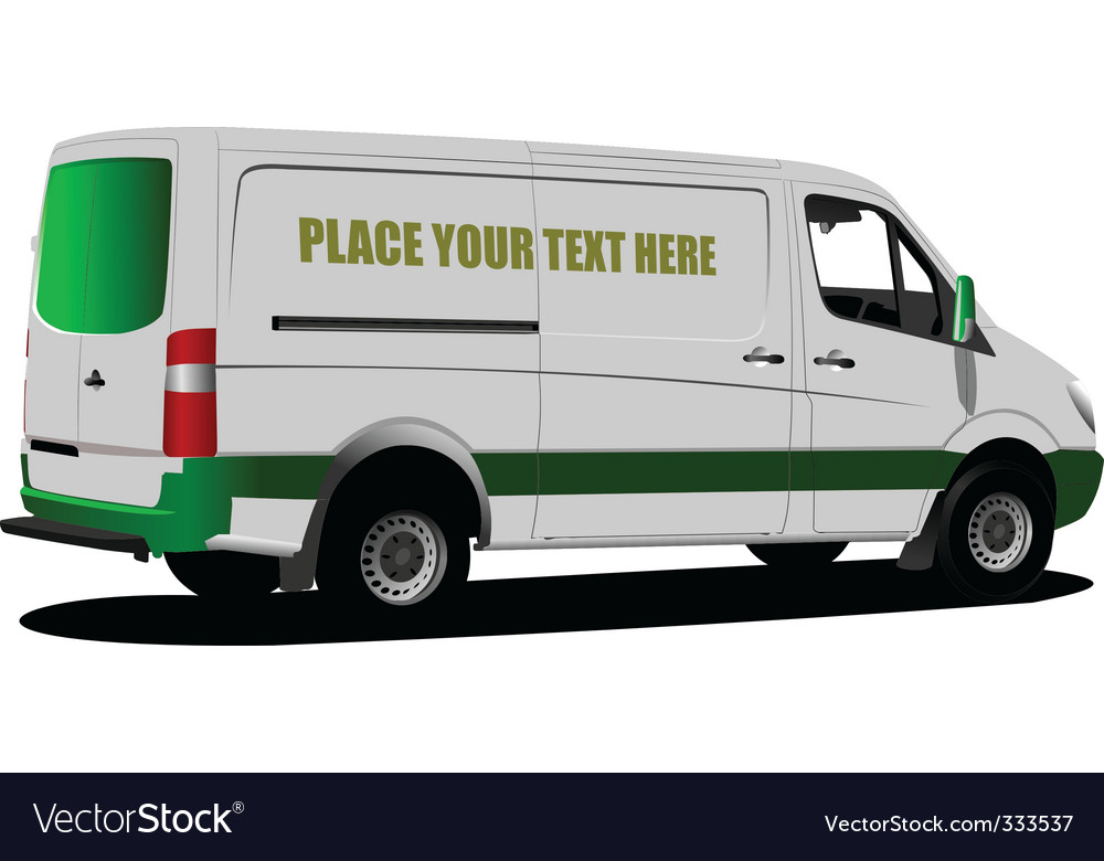 Mini van Royalty Free Vector Image - VectorStock