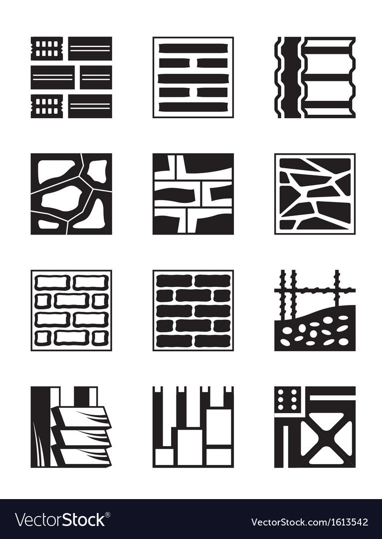 Various construction materials Royalty Free Vector Image