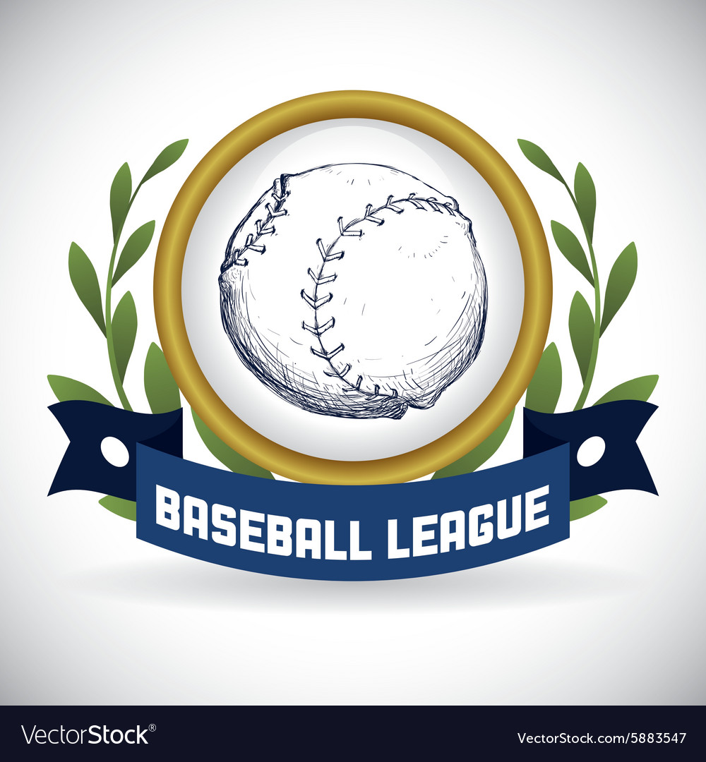 Baseball design Royalty Free Vector Image - VectorStock