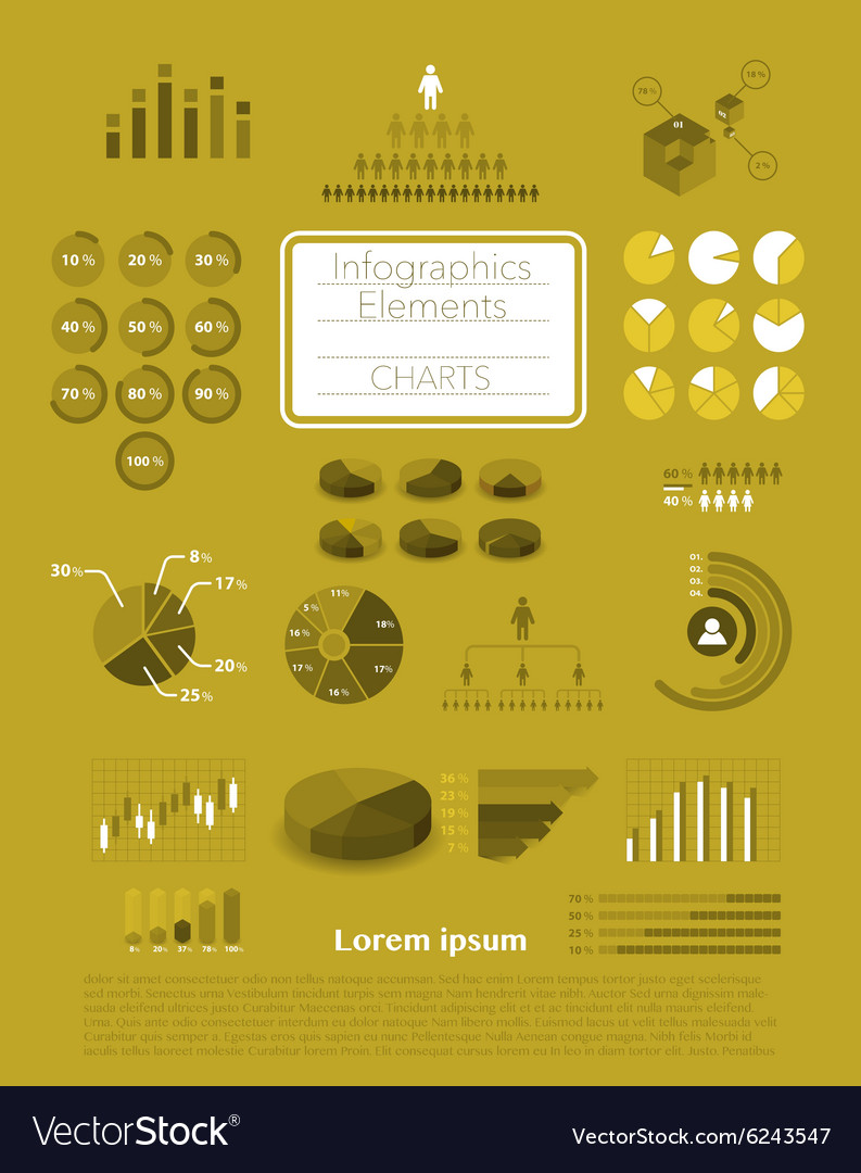 Infographics elements Royalty Free Vector Image