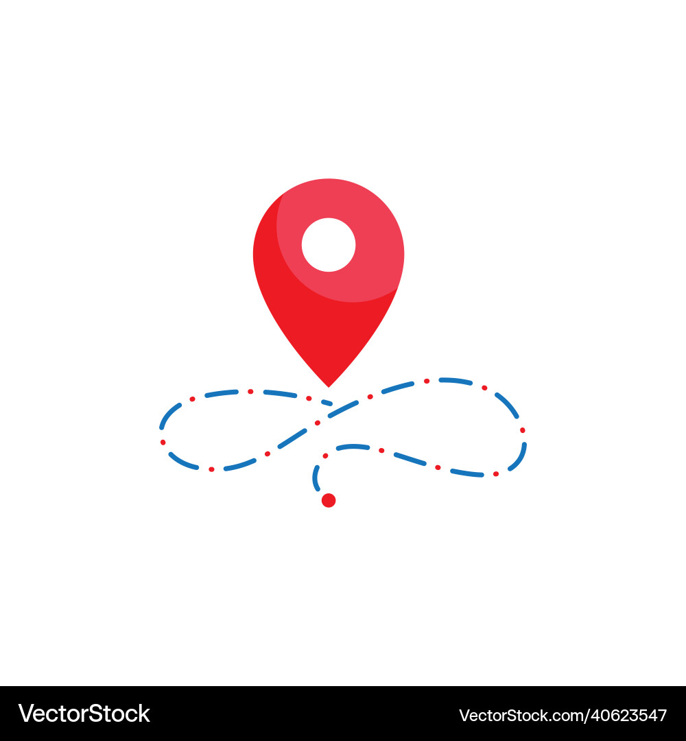 Location point sign and symbol Royalty Free Vector Image
