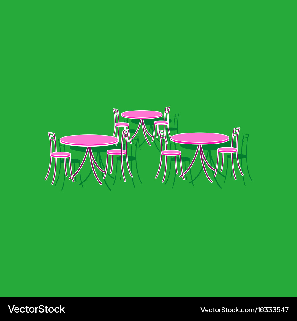 Paper sticker on stylish background tables Vector Image