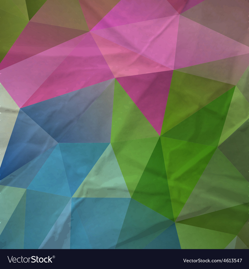 Retro triangle background Royalty Free Vector Image