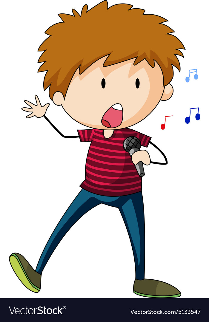 Singing Royalty Free Vector Image - VectorStock