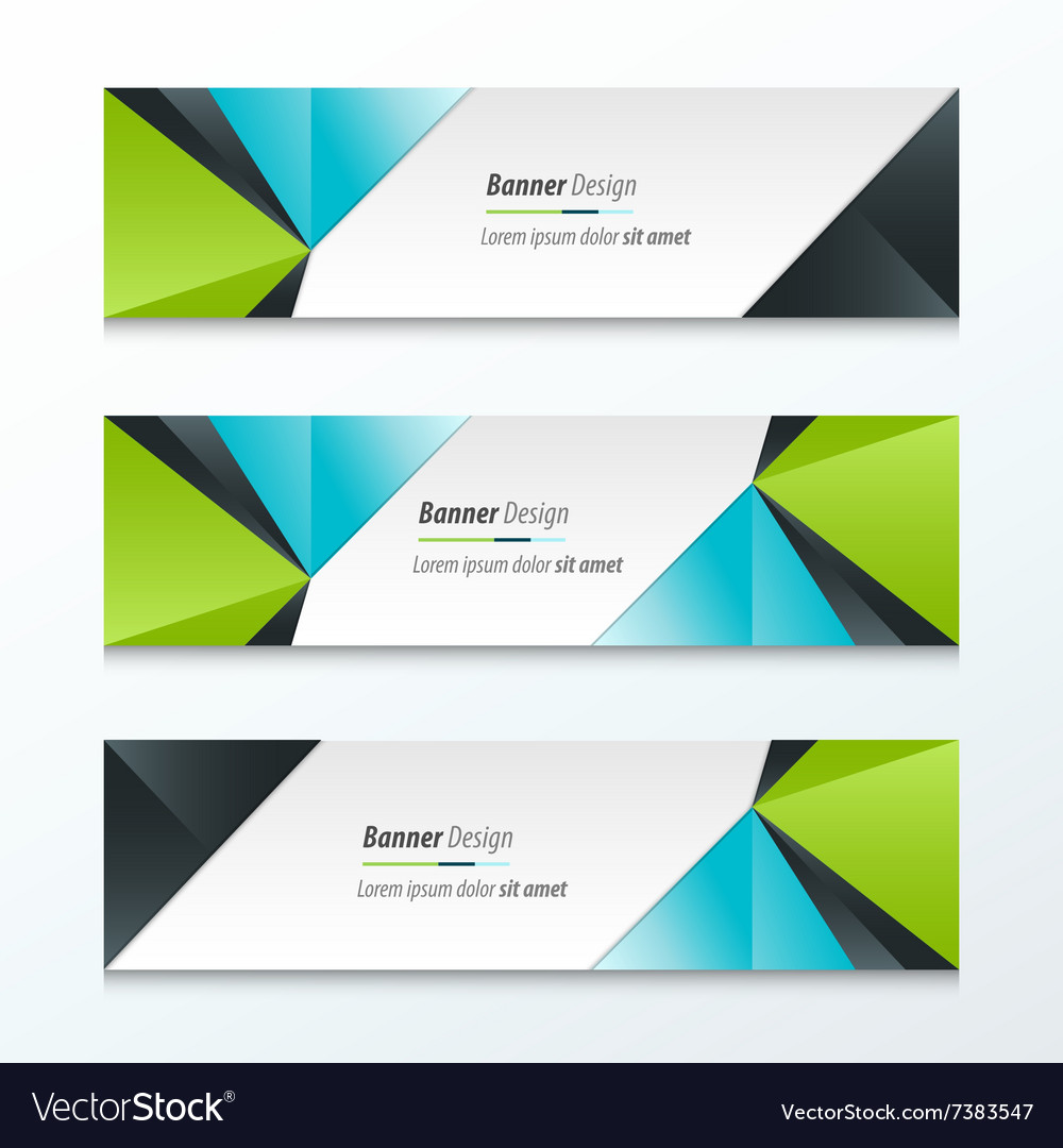 Triangle banner Royalty Free Vector Image - VectorStock