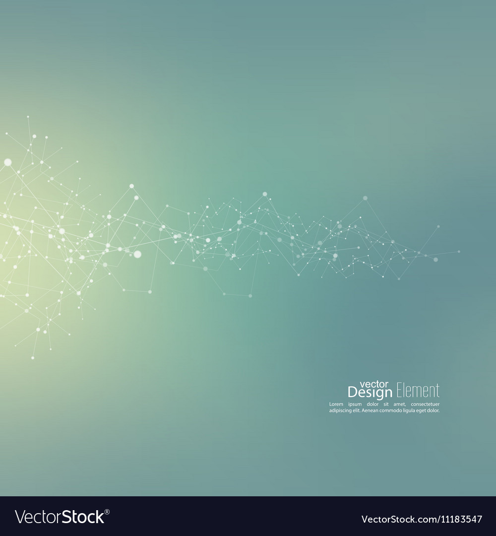 Virtual abstract background Royalty Free Vector Image