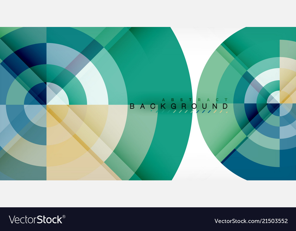 Circle abstract background Royalty Free Vector Image