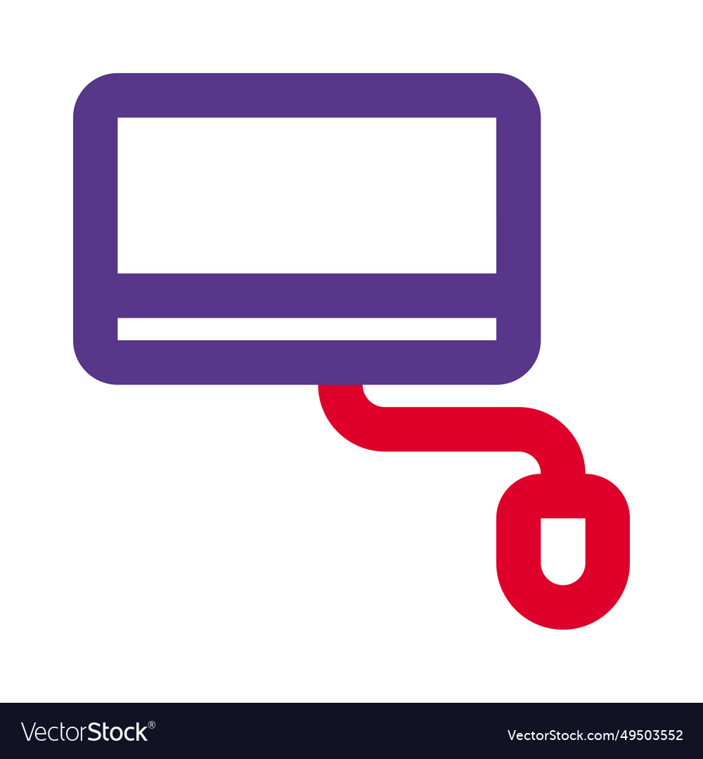 Computer setup for various digital tasks Vector Image