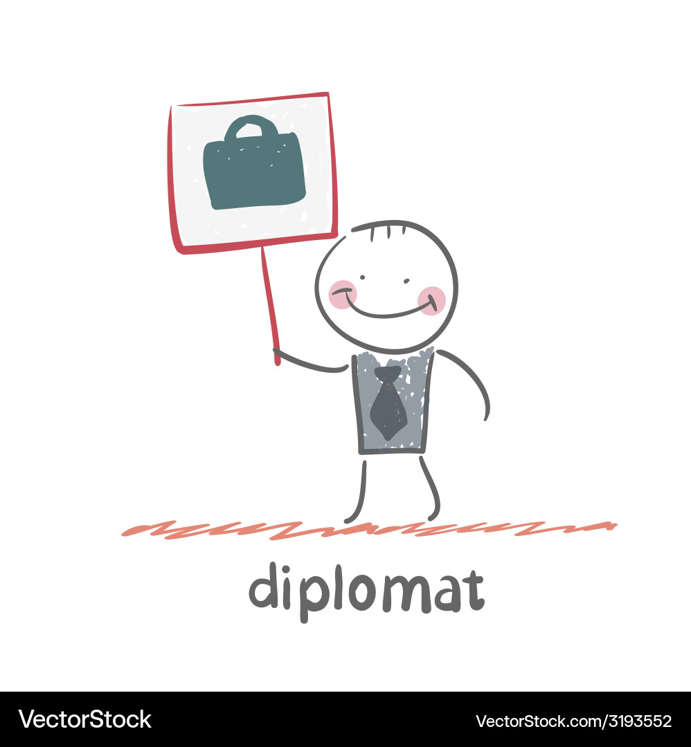 Diplomat Royalty Free Vector Image - VectorStock