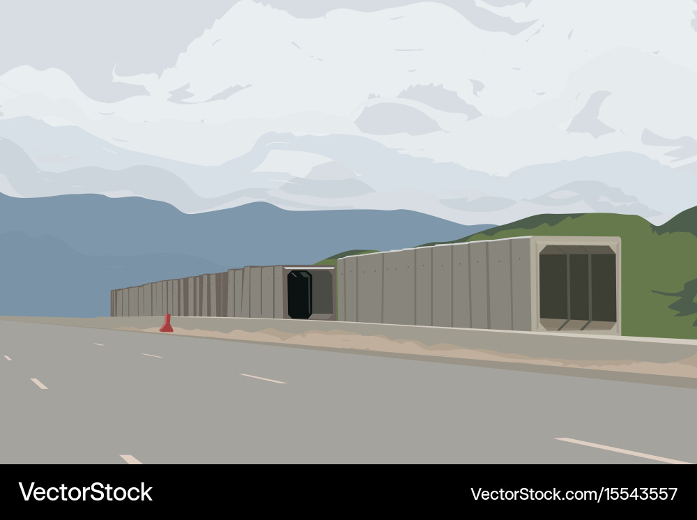 Build a new road scene Royalty Free Vector Image