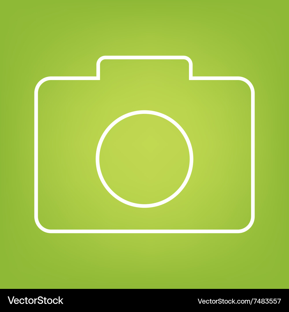 Camera line icon Royalty Free Vector Image - VectorStock