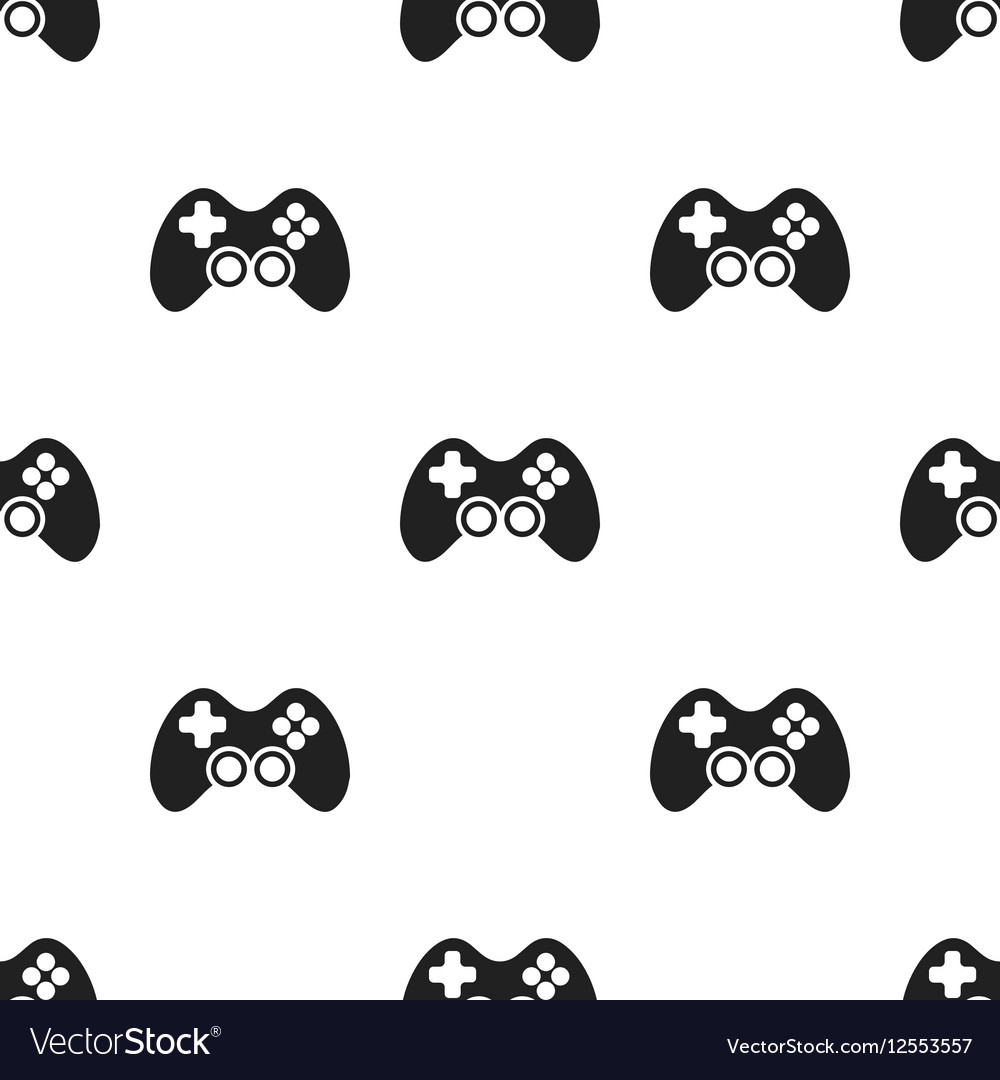 Controller black icon for web Royalty Free Vector Image