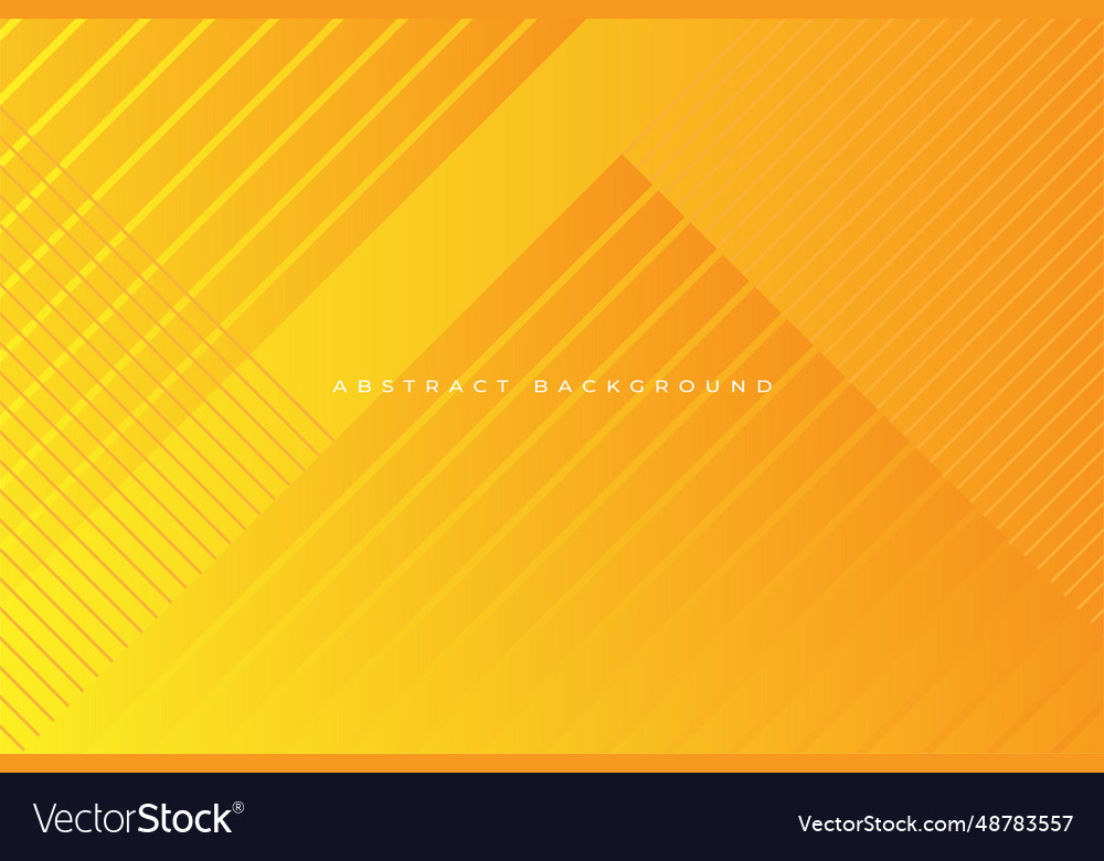 Orange gradient geometric shape background Vector Image