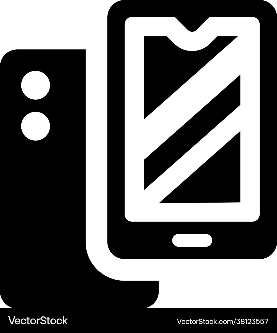 Smart phone icon eps file Royalty Free Vector Image