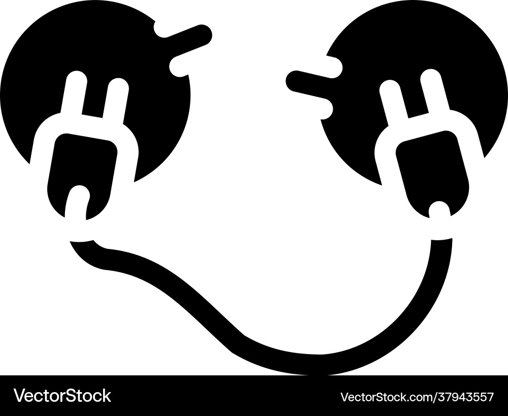 Stimulant with stickers glyph icon Royalty Free Vector Image