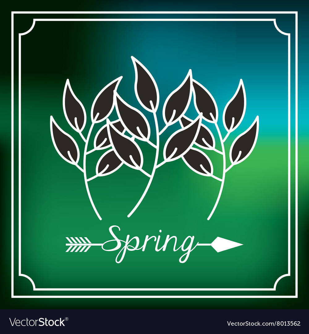 Spring season design Royalty Free Vector Image