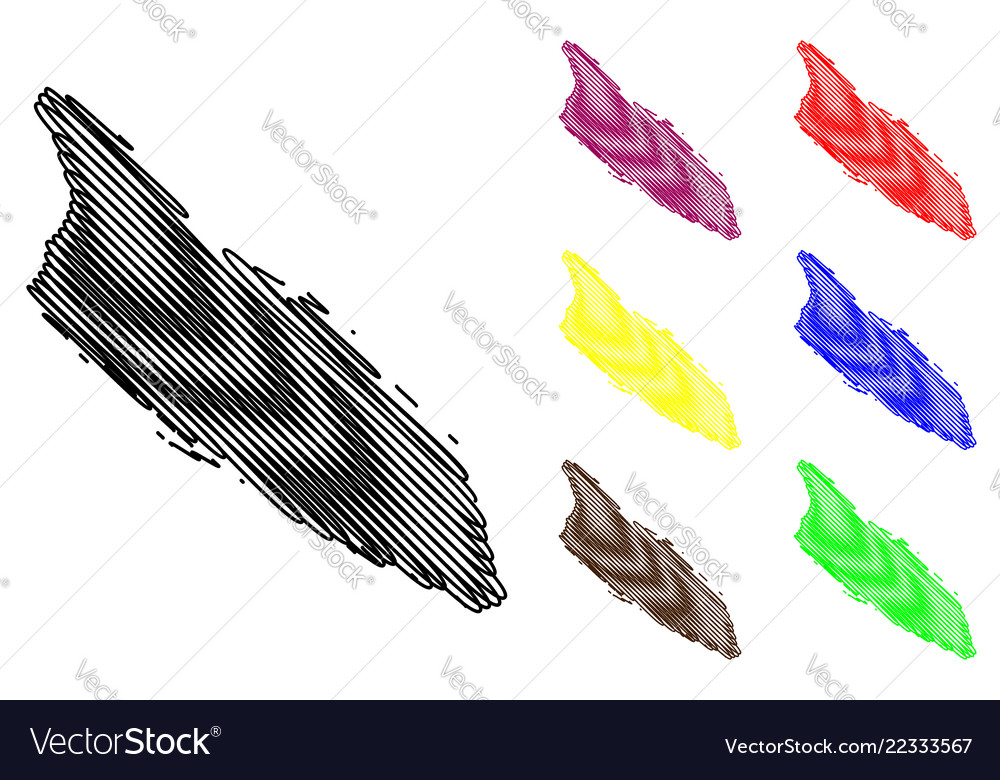 Aruba map Royalty Free Vector Image - VectorStock