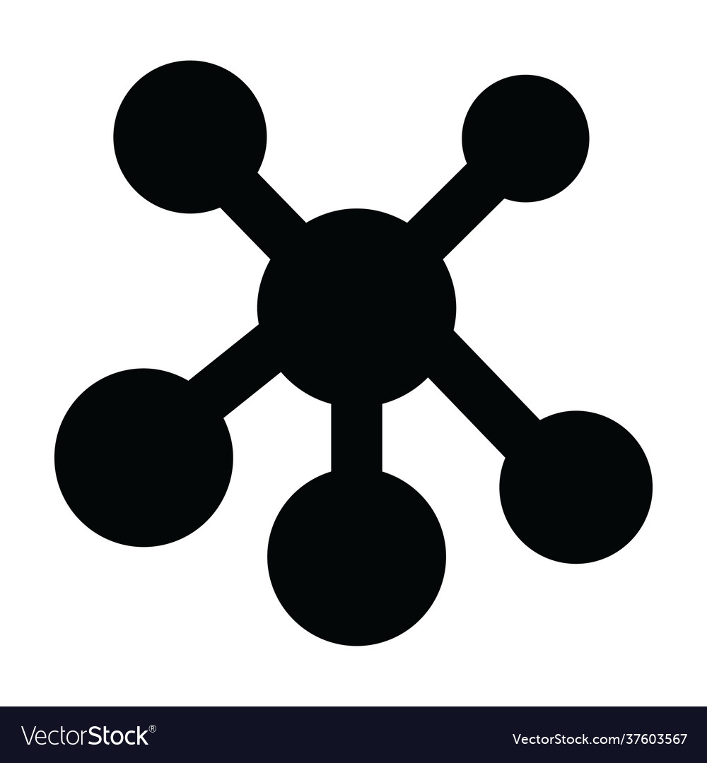 Network structure Royalty Free Vector Image - VectorStock