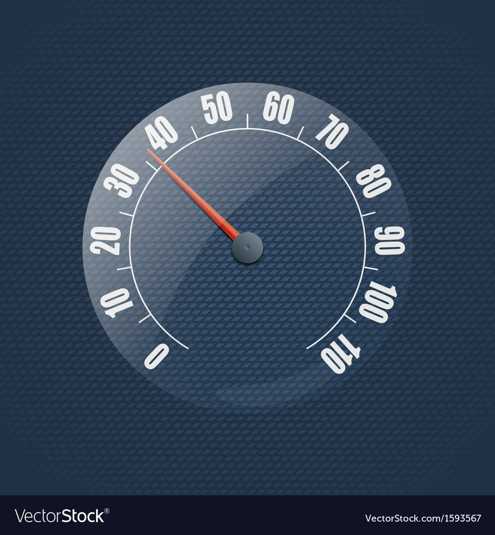 Speedometer Royalty Free Vector Image - VectorStock
