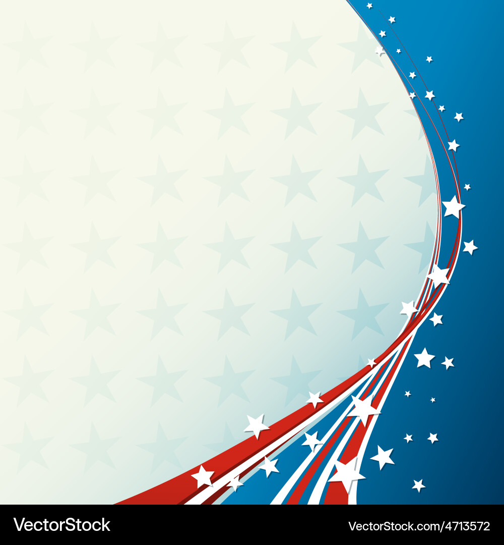 American flag patriotic background Royalty Free Vector Image