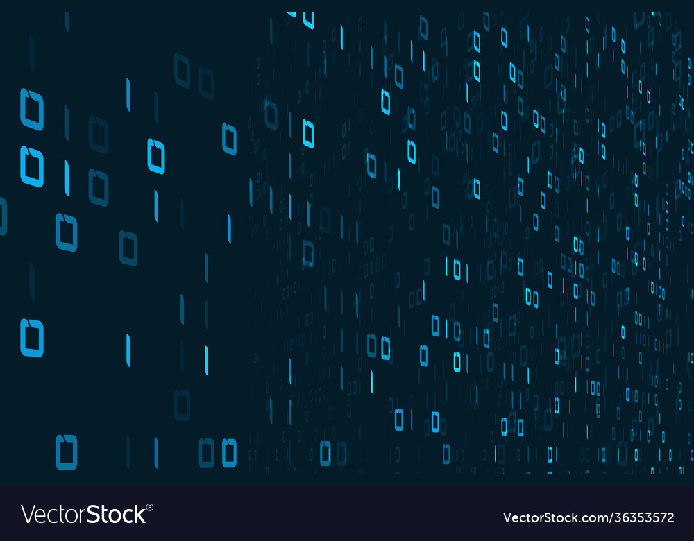 Digital binary code background Royalty Free Vector Image