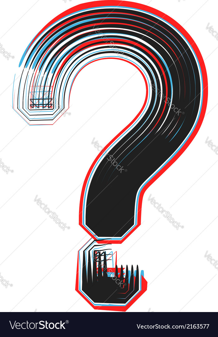 Abstract font symbol Royalty Free Vector Image