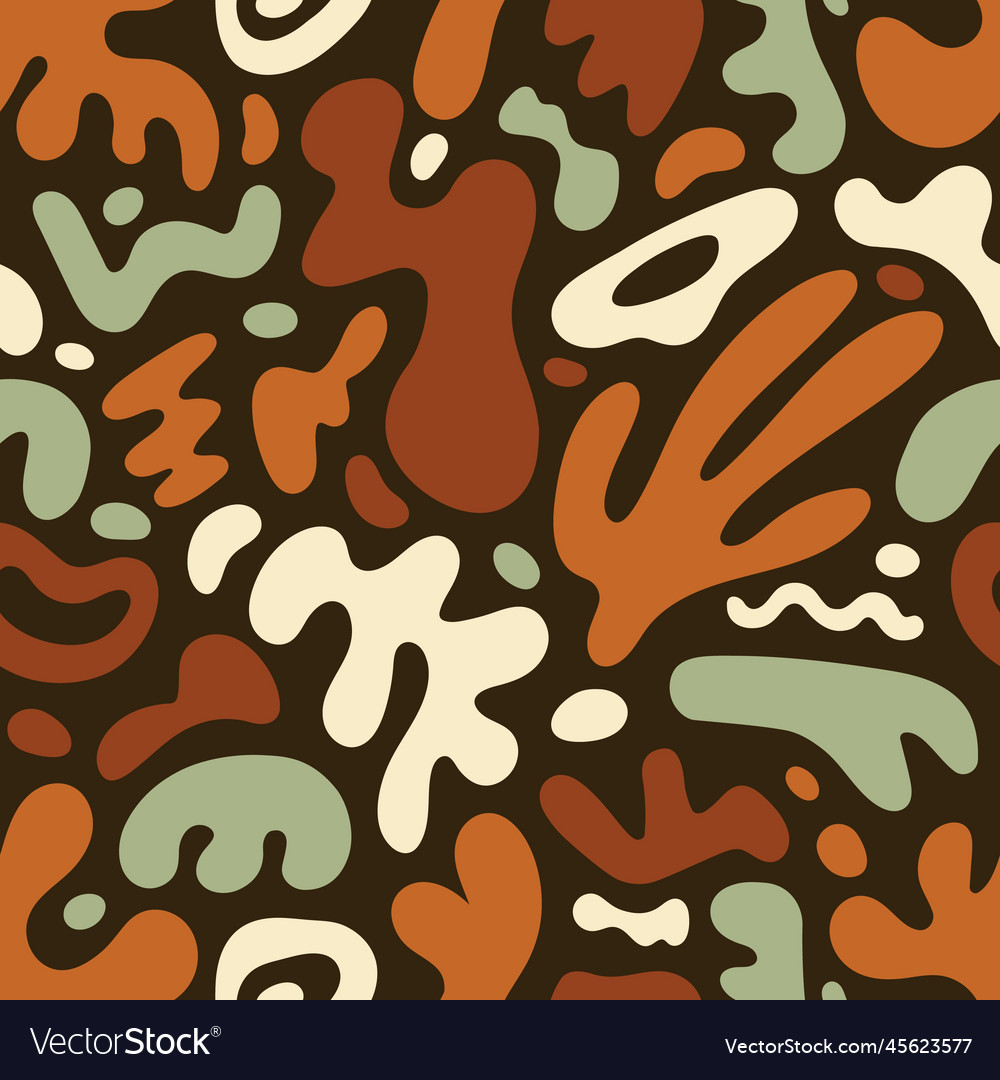 Abstract shapes seamless pattern texture Vector Image