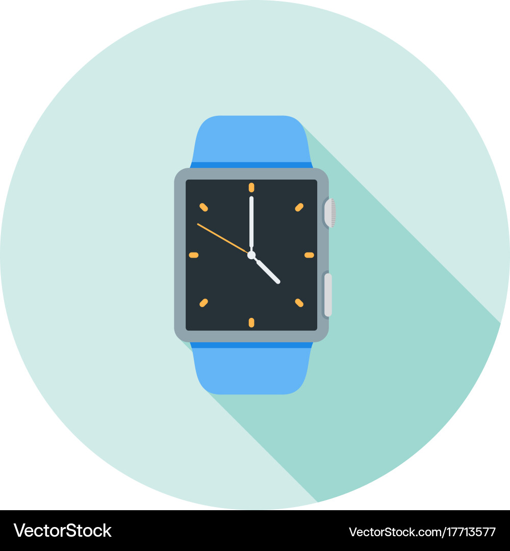 Analog clock Royalty Free Vector Image - VectorStock