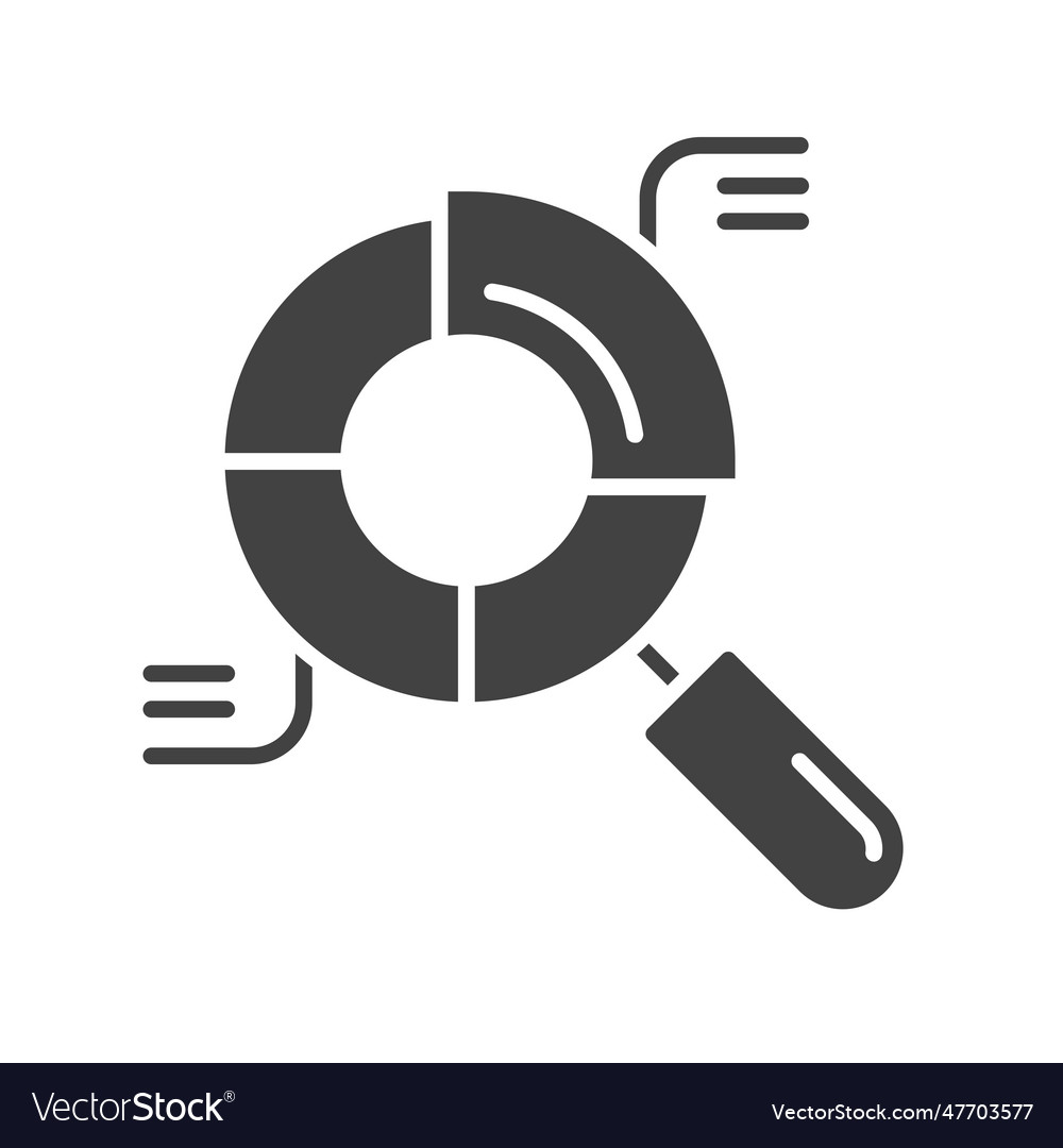 Analytics icon image Royalty Free Vector Image