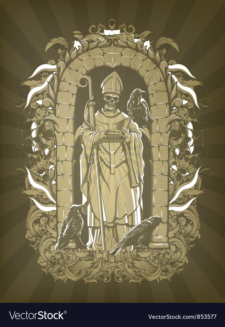 Dark gothic Royalty Free Vector Image - VectorStock