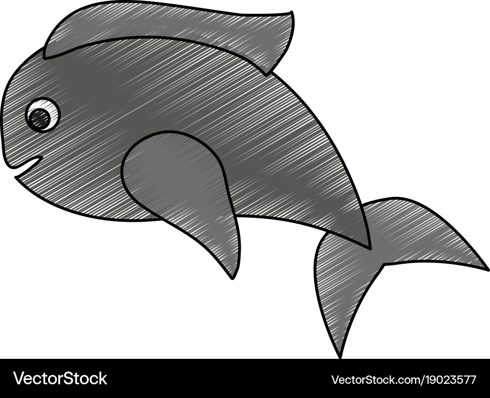 Fish food cartoon Royalty Free Vector Image - VectorStock