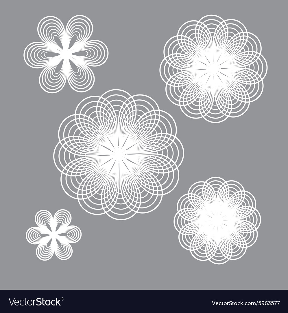 Geometry flower Royalty Free Vector Image - VectorStock