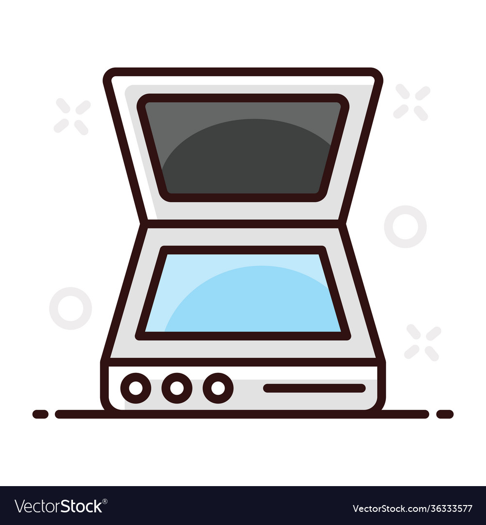 Scanner Royalty Free Vector Image - VectorStock
