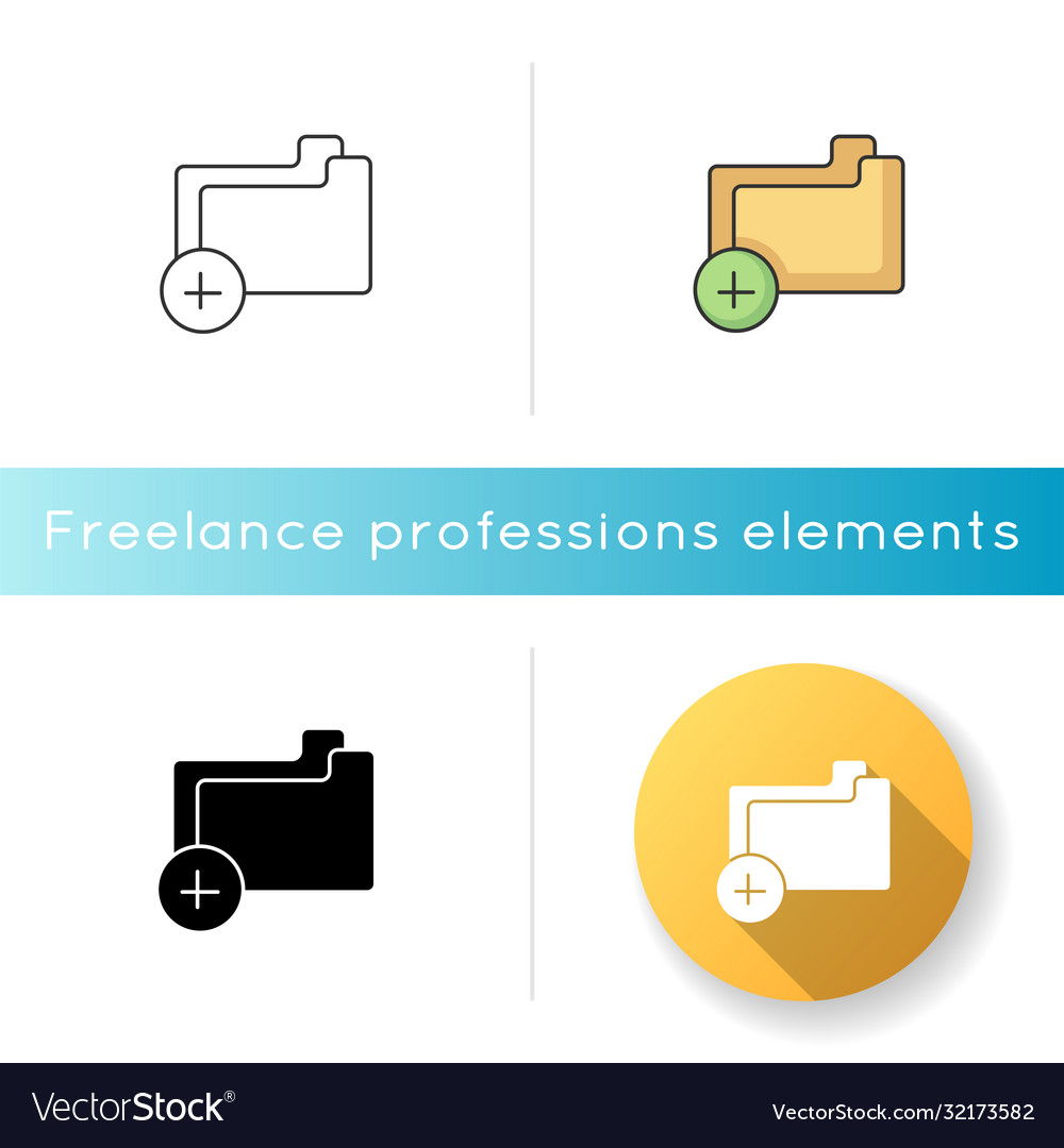 Empty folder icon Royalty Free Vector Image - VectorStock