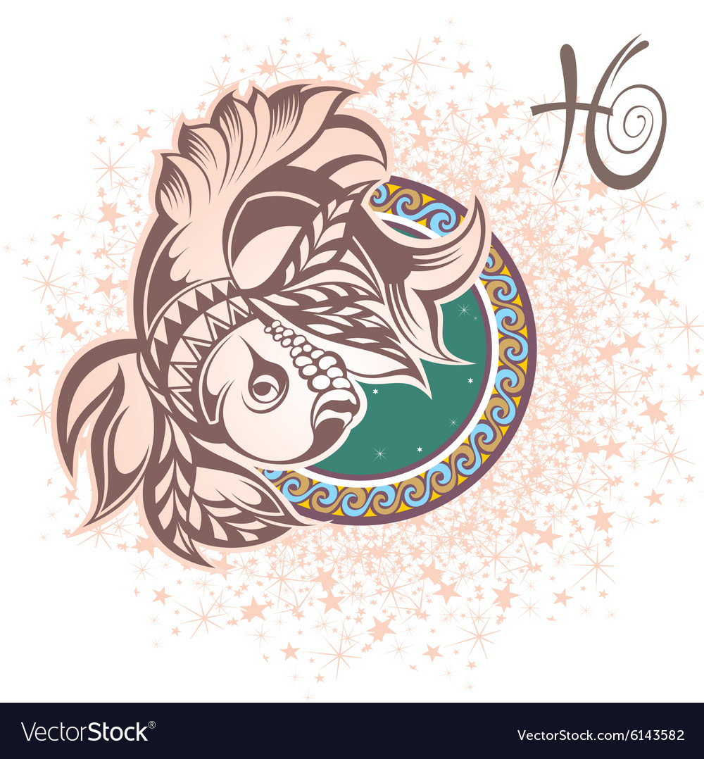 Pisces Royalty Free Vector Image - VectorStock