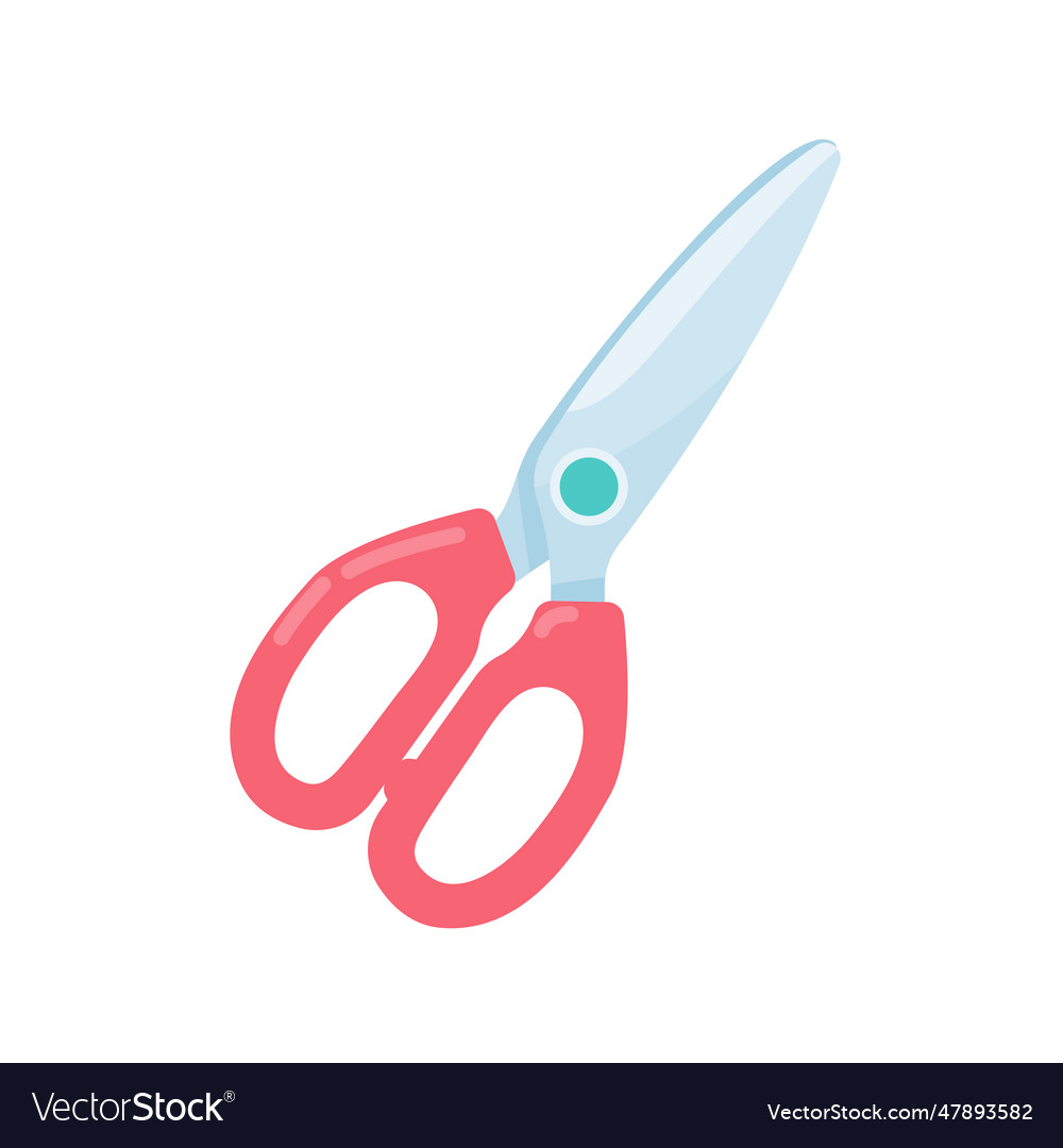 Scissors for cutting paper welcome back to school Vector Image