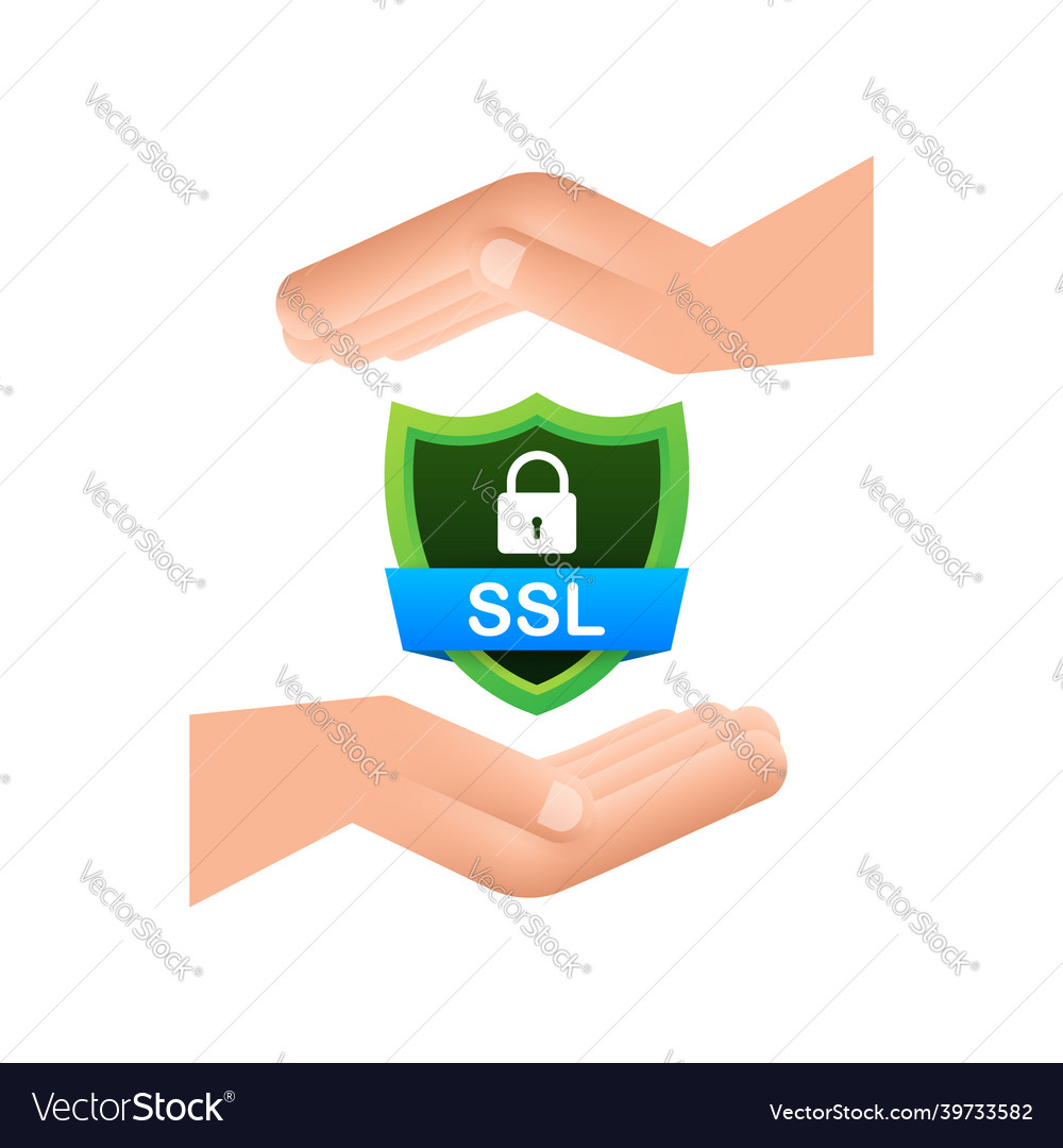 Secure connection icon Royalty Free Vector Image