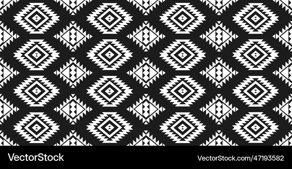 Southwestern aztec seamless pattern navajo print Vector Image