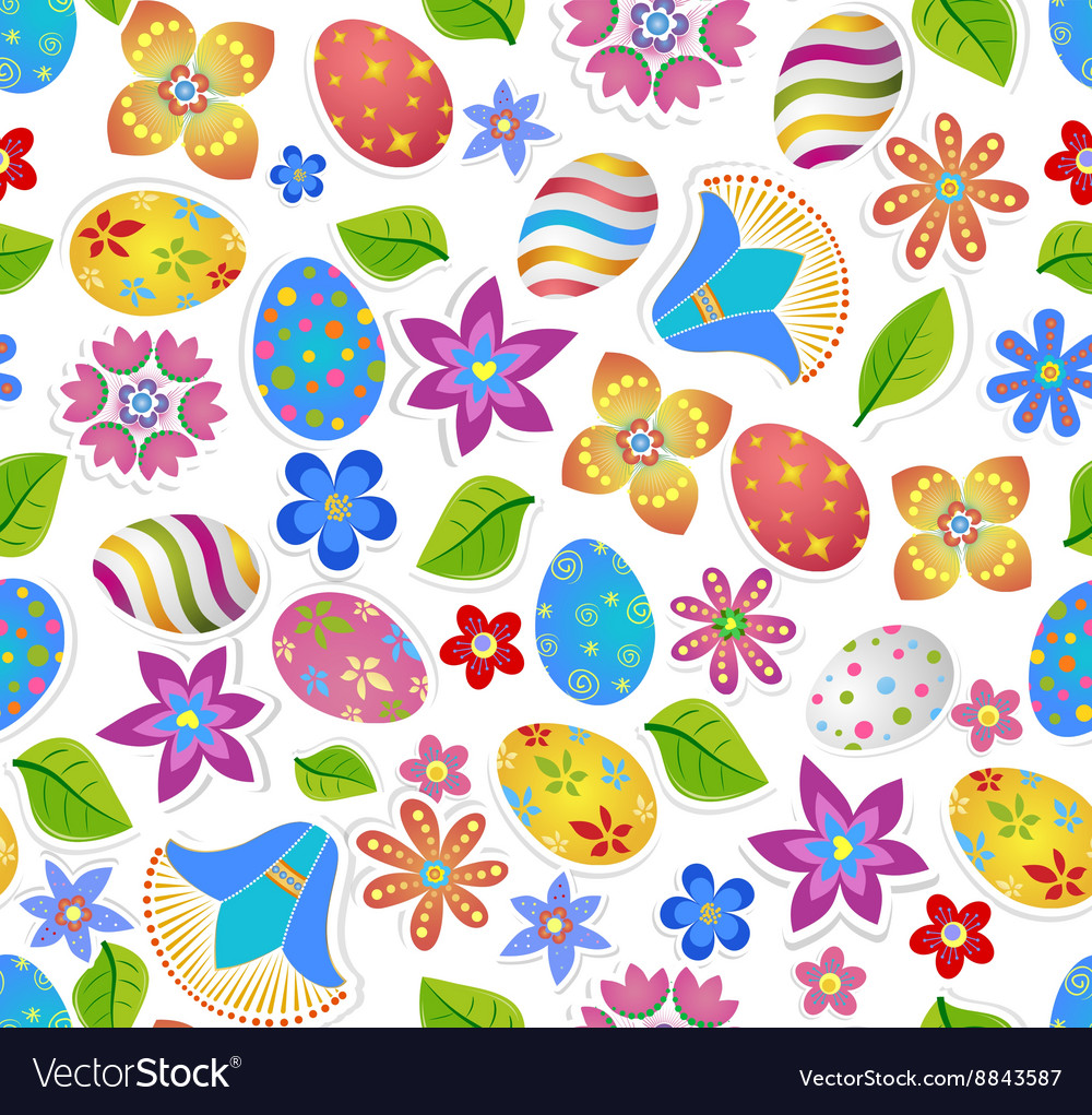 Easter pattern Royalty Free Vector Image - VectorStock