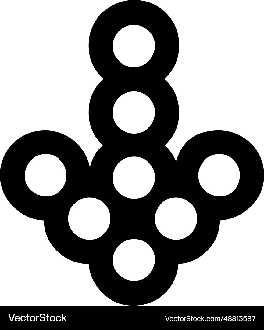 Minimalist various black icon for daily use Vector Image