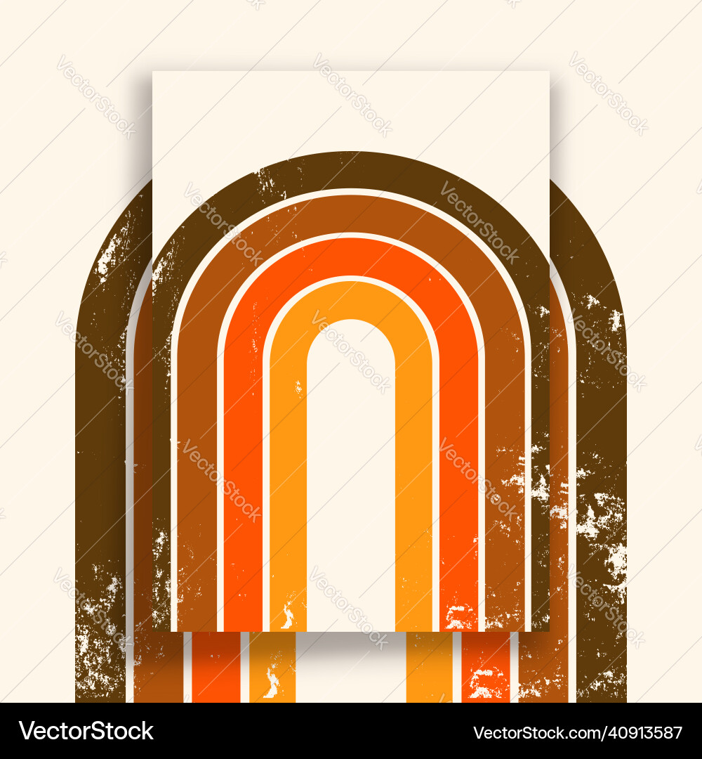 Retro design background with vintage grunge Vector Image