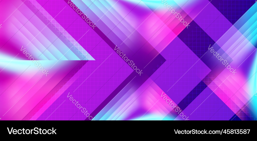 Trendy neon hi-tech futuristic abstract Royalty Free Vector