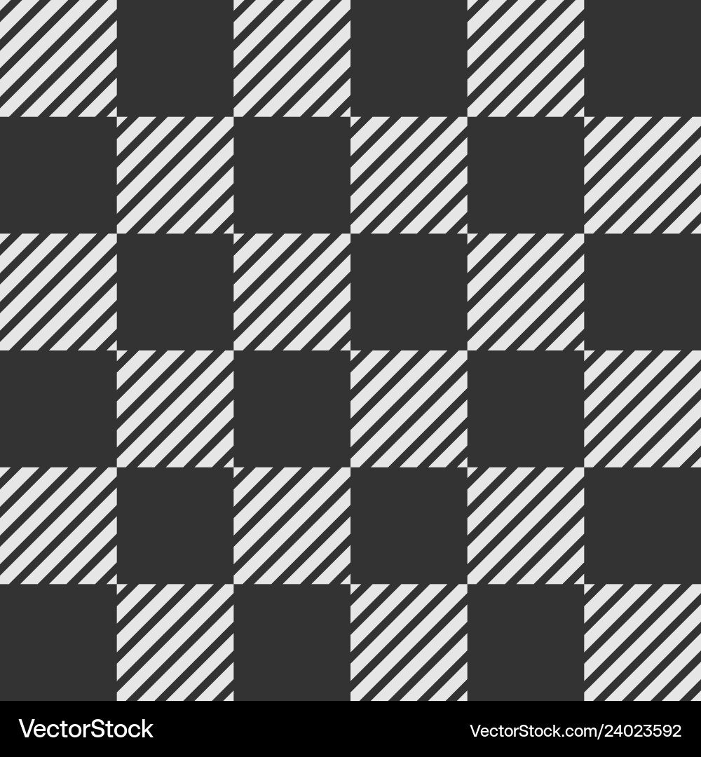Abstract seamless pattern of striped squares Vector Image