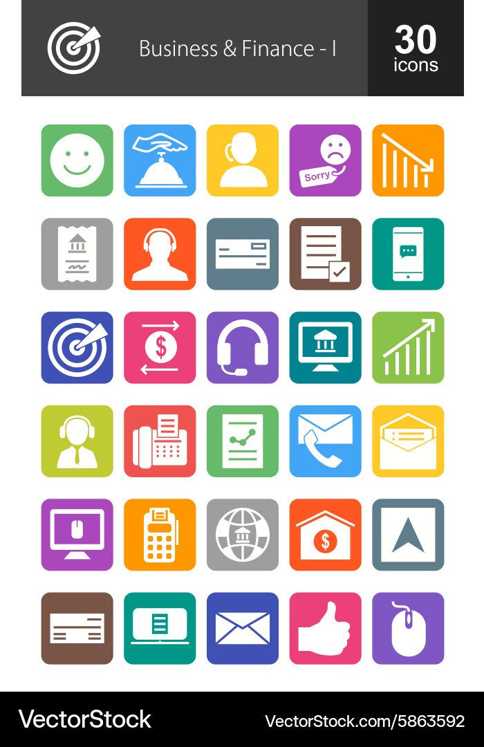 Business and finance Royalty Free Vector Image