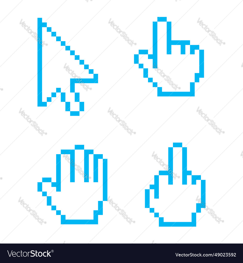 Cursors Royalty Free Vector Image - VectorStock