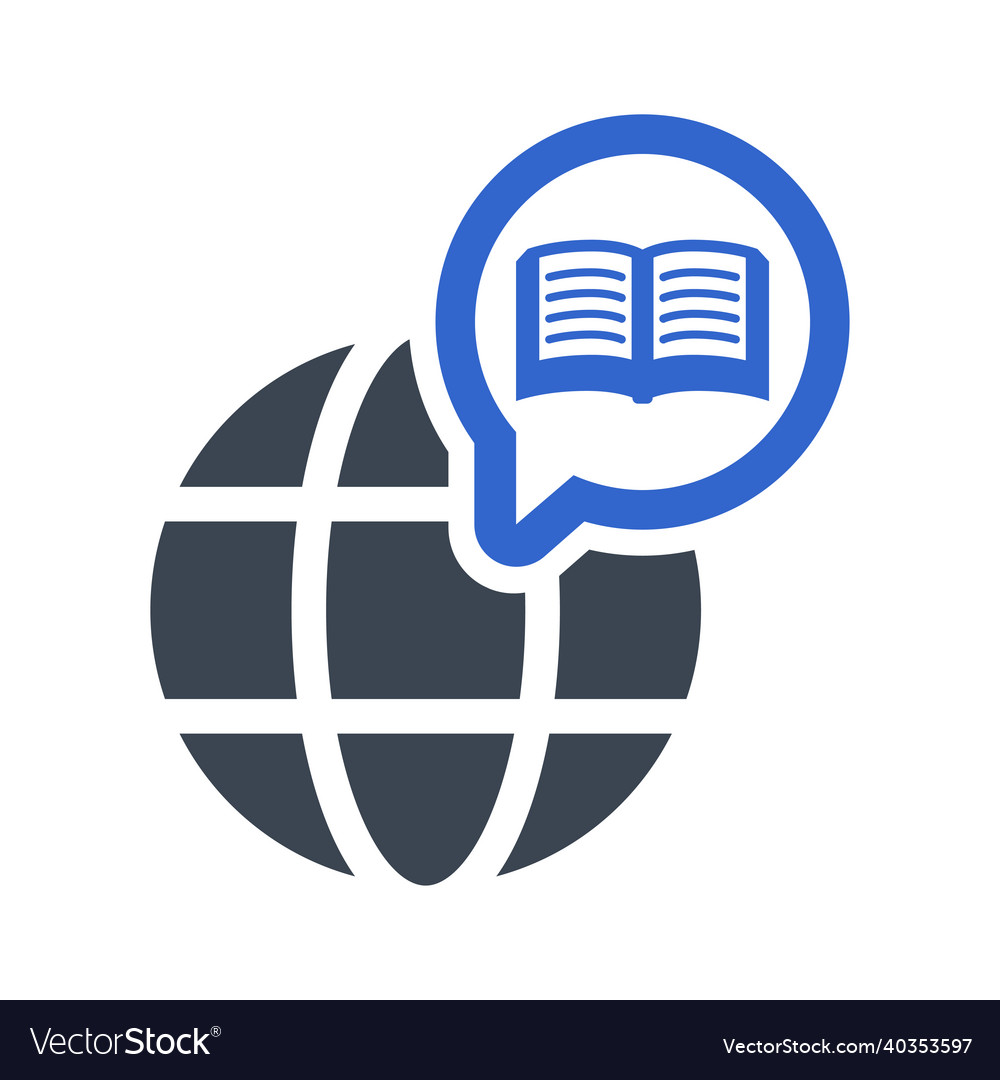 Distance learning icon Royalty Free Vector Image