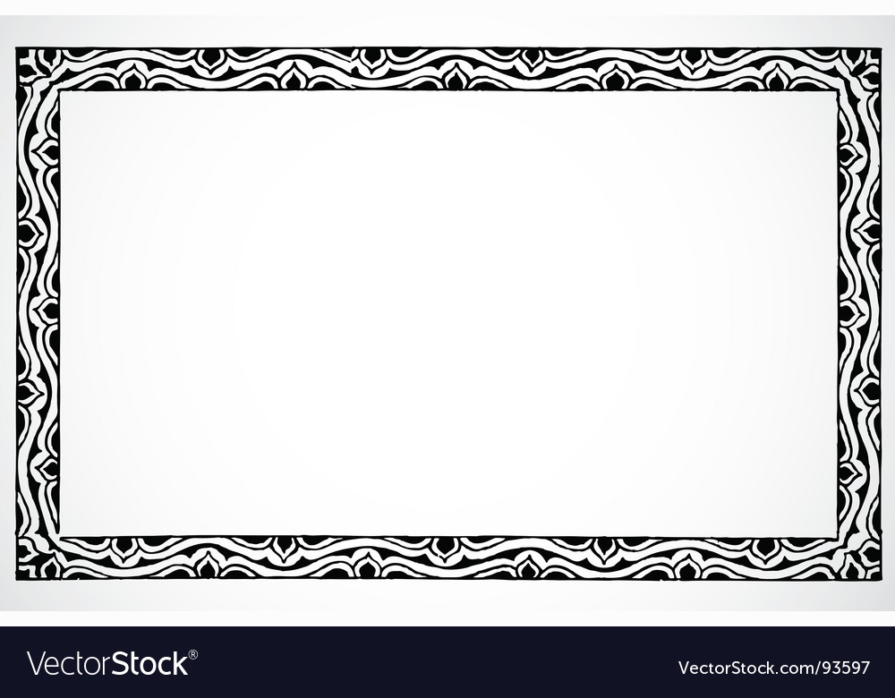 Swirl frame Royalty Free Vector Image - VectorStock