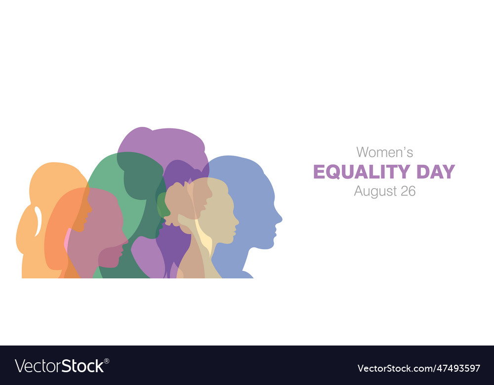 Womens Equality Day Banner Royalty Free Vector Image