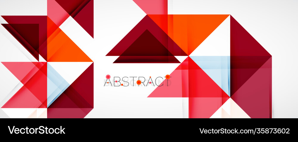 Geometric abstract background techno color Vector Image